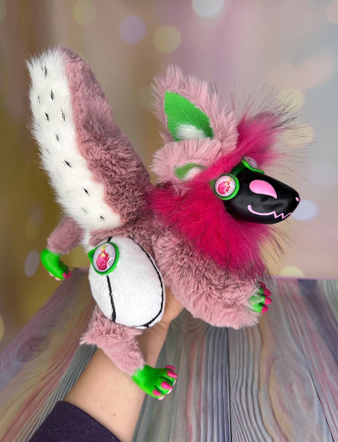 Sculpture Doll Protogen Pitahaya, Primagen, Plush Protogen - Etsy