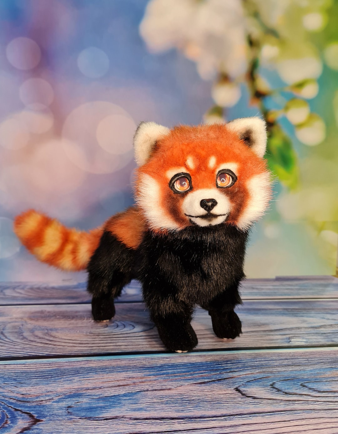 Red Panda, Stuffed Toy. Handmade Plush Collectible OOAK - Etsy