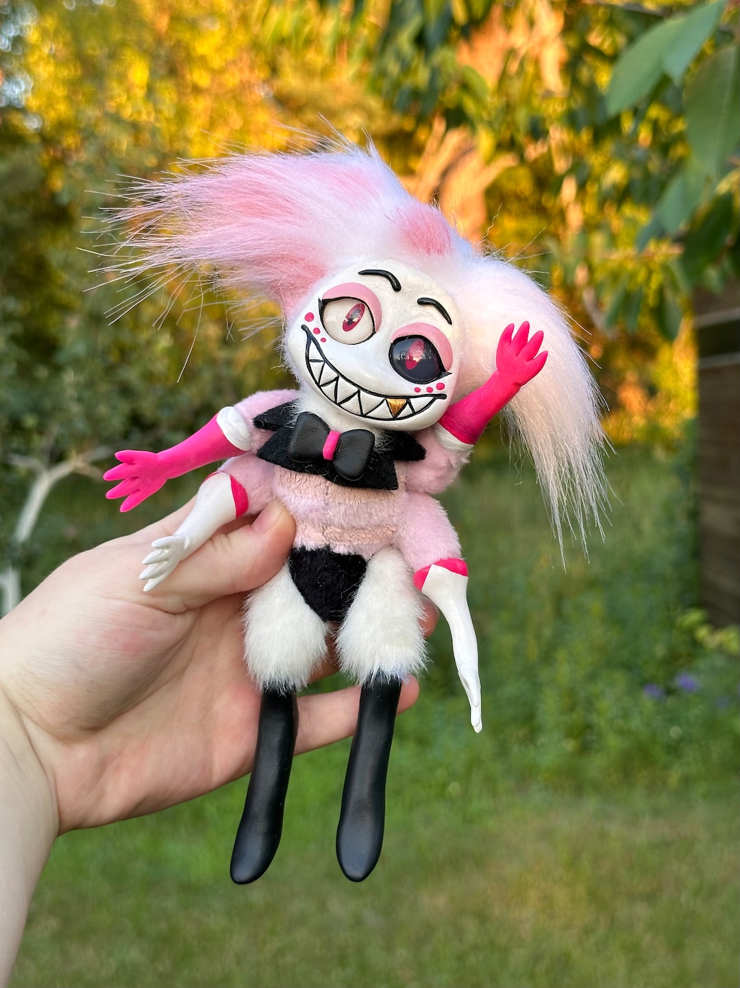 Handmade Angel Dust Plush Doll, Poseable Art Toy - Etsy