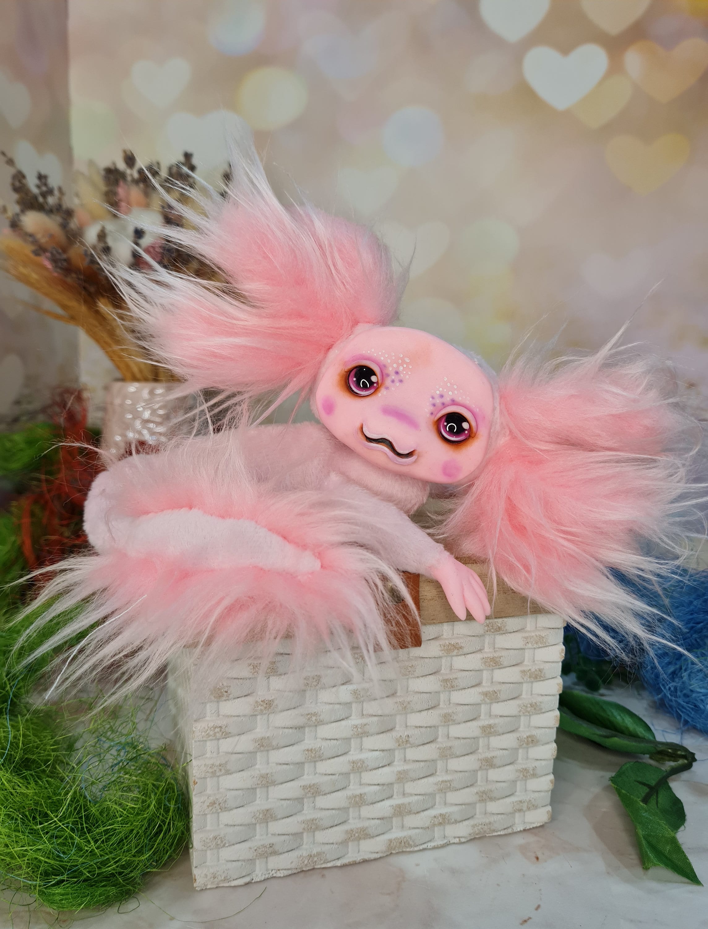 Axolotl Axolotl Doll Poseable Art Doll - Etsy