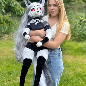 Loona Hellhound Plush, Poseable Art Doll, Handmade - Etsy