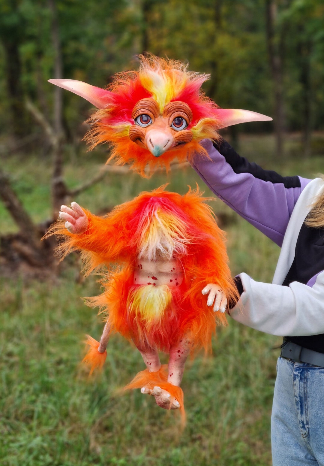 Made to Order! Fiery From Labyrinth, Fiery, Poseable Art Doll - Etsy