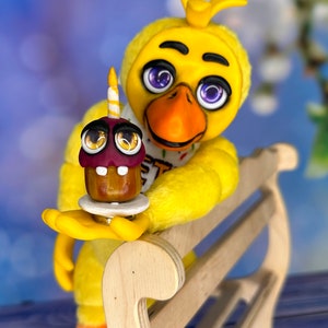 Toy Chica, Fnaf Plush, Poseable Art Doll - Etsy