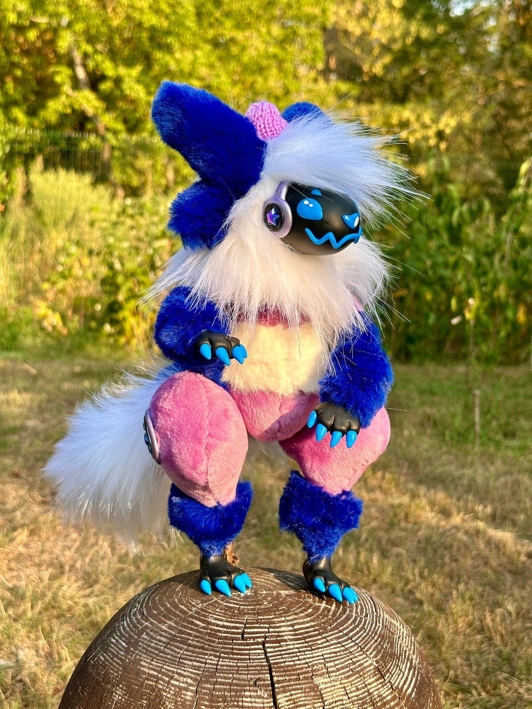 Escultura muñeca protogen azul, primagen, Peluche protogen - Etsy México
