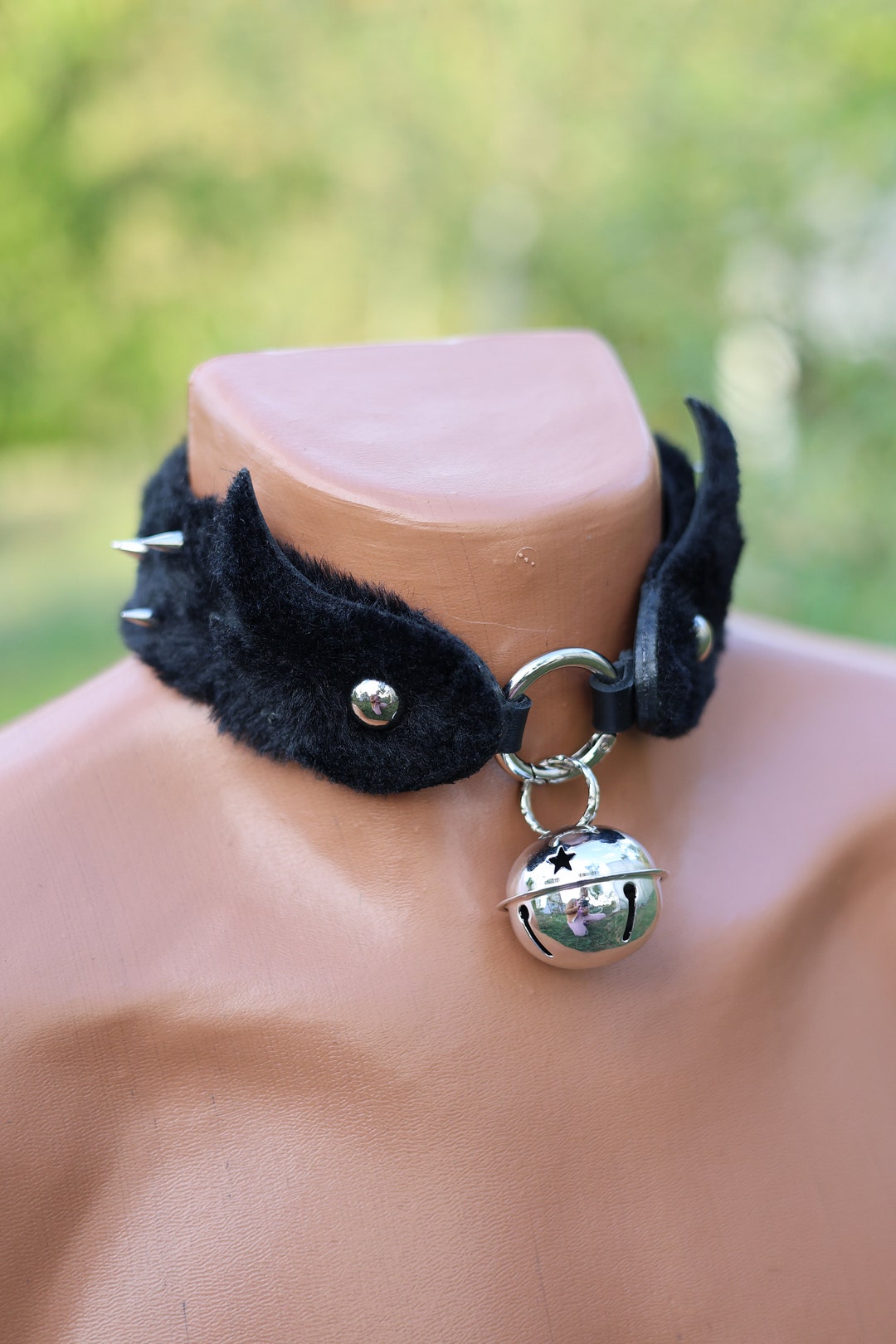 Made to Order! Collar Black Wings, Fluffy Collar, Choker - Etsy