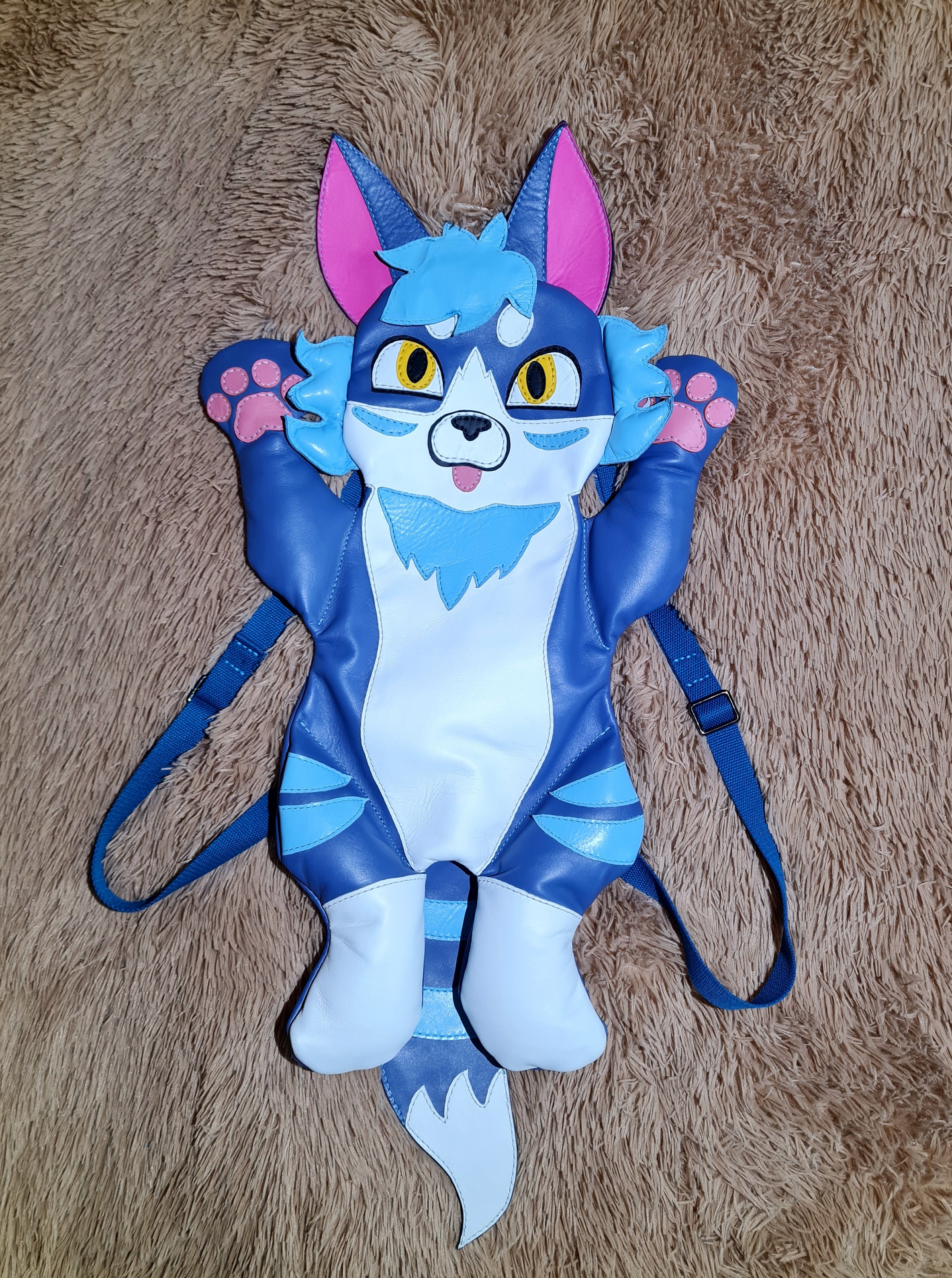 Backpack Cat Backpack Furry Bag Furry Backpack - Etsy