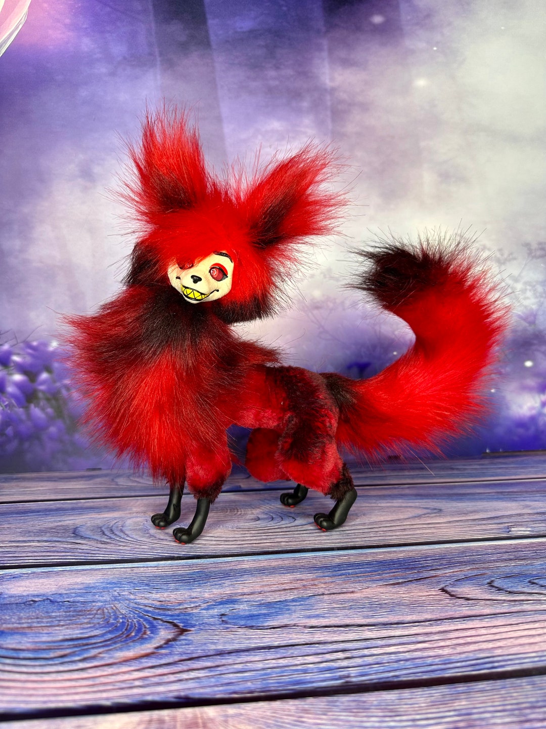 Alastor Doll, Poseable Plush, Hazbin Hotel Fan Art - Etsy