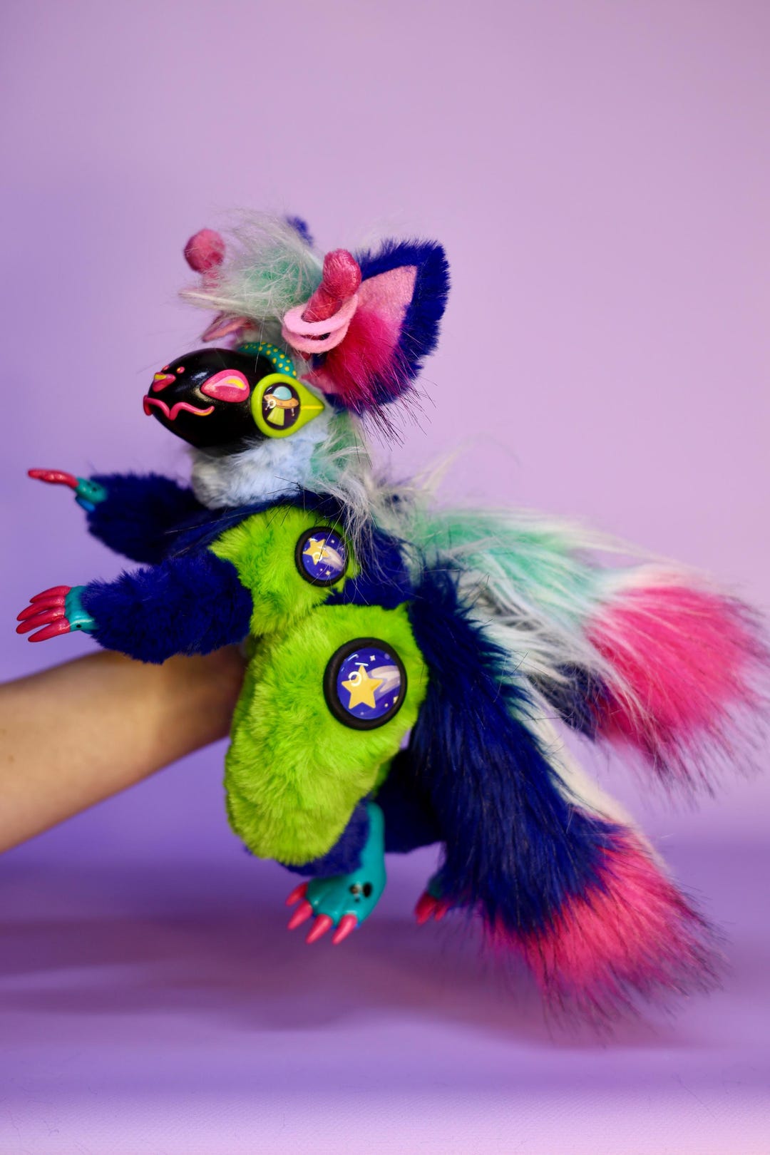 Protogen Ufo, Art Doll, Sculpture Furry - Etsy
