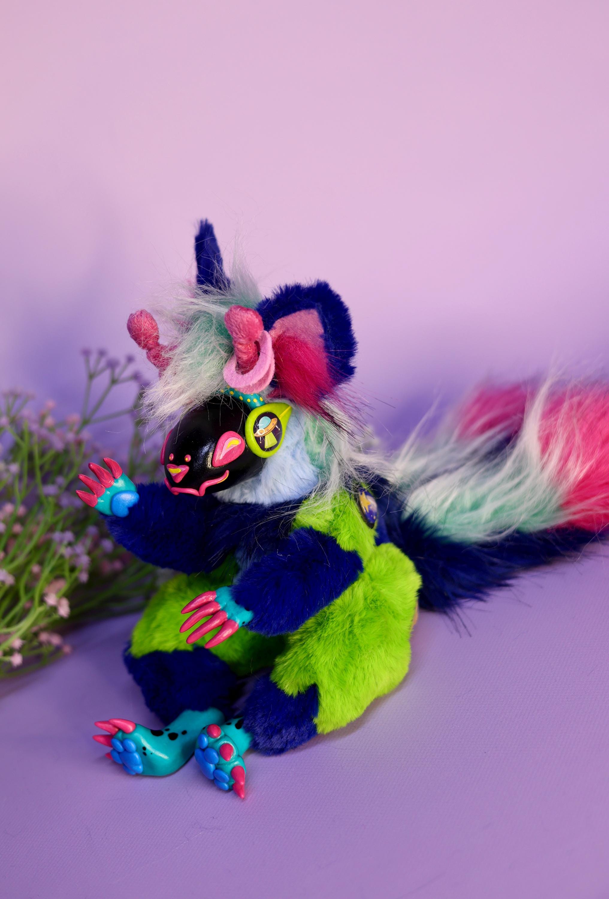 Protogen Ufo, Art Doll, Sculpture Furry - Etsy