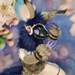 Protogen Toy Plush Proto Poseable Art Doll Protogen - Etsy