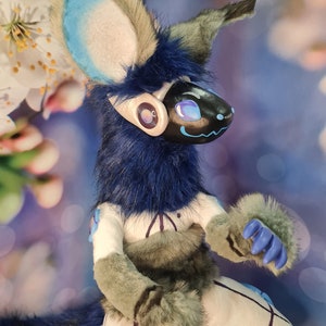 Protogen Toy Plush Proto Poseable Art Doll Protogen - Etsy