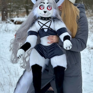 Loona Hellhound Plush, Poseable Art Doll, Handmade - Etsy