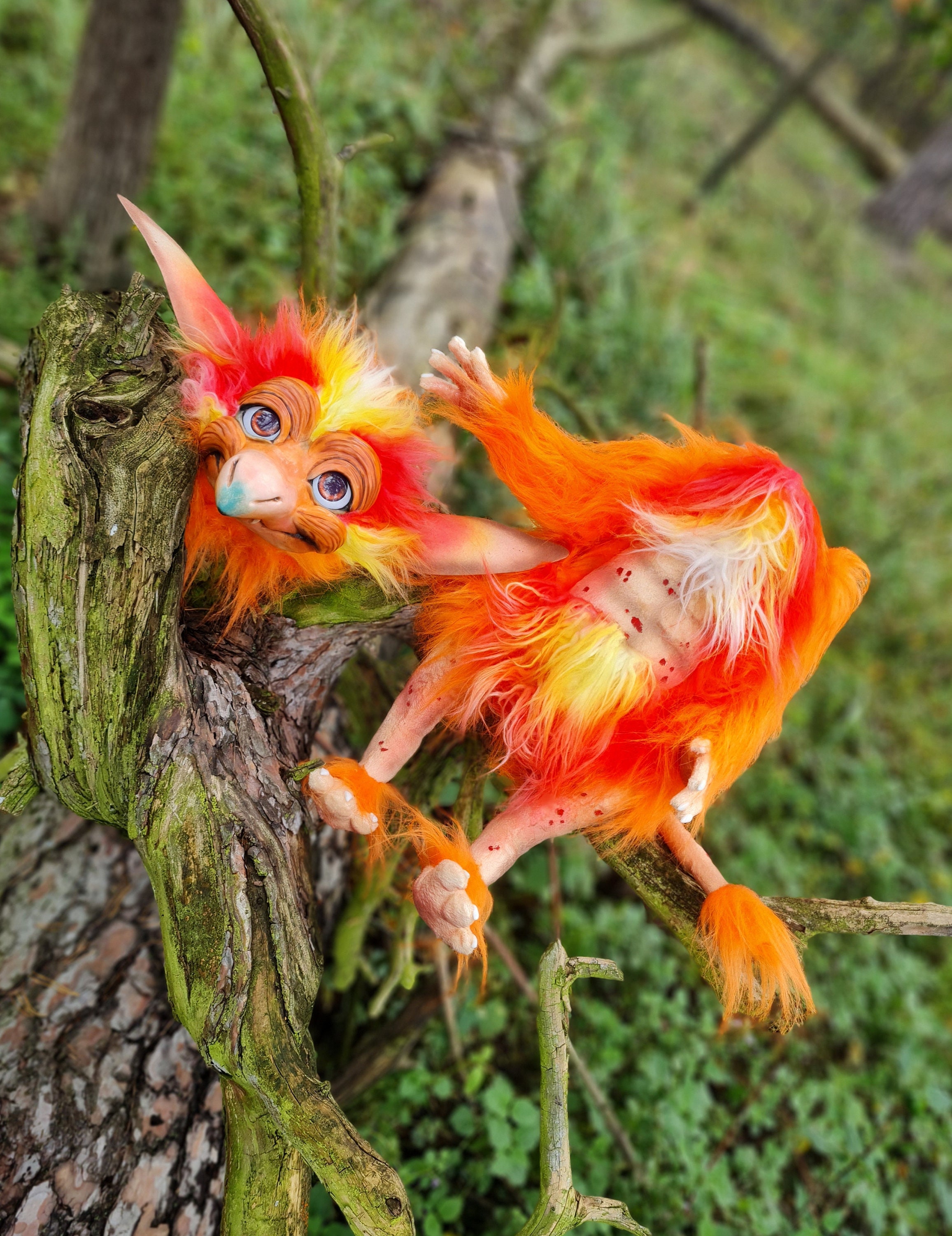 Made to Order! Fiery From Labyrinth, Fiery, Poseable Art Doll - Etsy