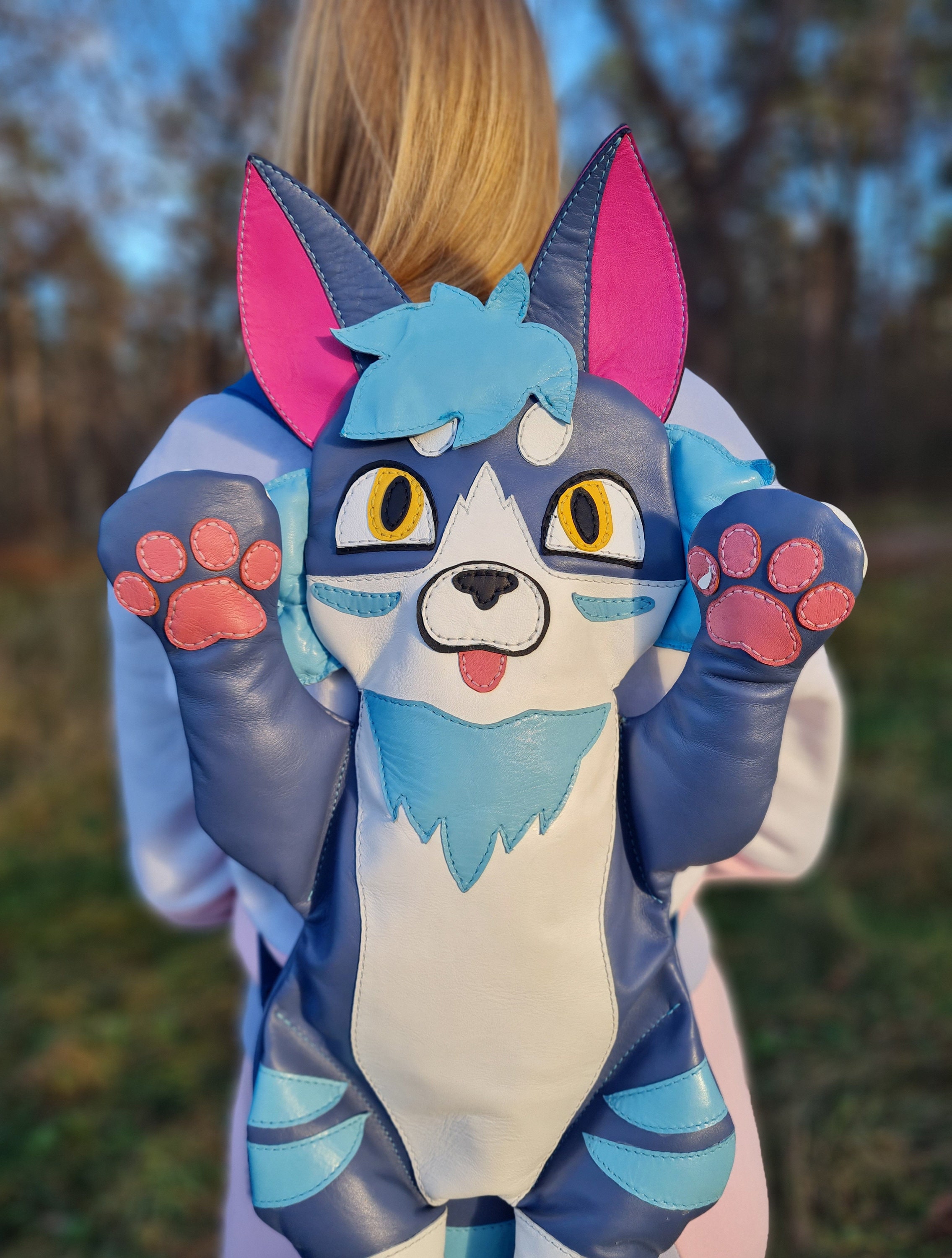 Backpack Cat Backpack Furry Bag Furry Backpack - Etsy