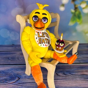 Toy Chica, Fnaf Plush, Poseable Art Doll - Etsy