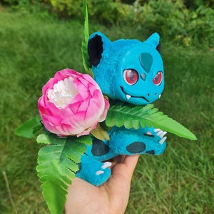 Ivysaur Pokemon Plush Ivysaur Toy Ivysaur Poseable Art - Etsy