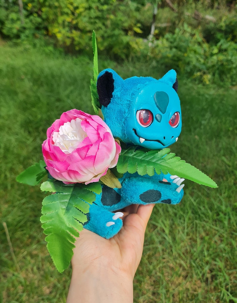 Ivysaur Pokemon Plush Ivysaur Toy Ivysaur Poseable Art - Etsy