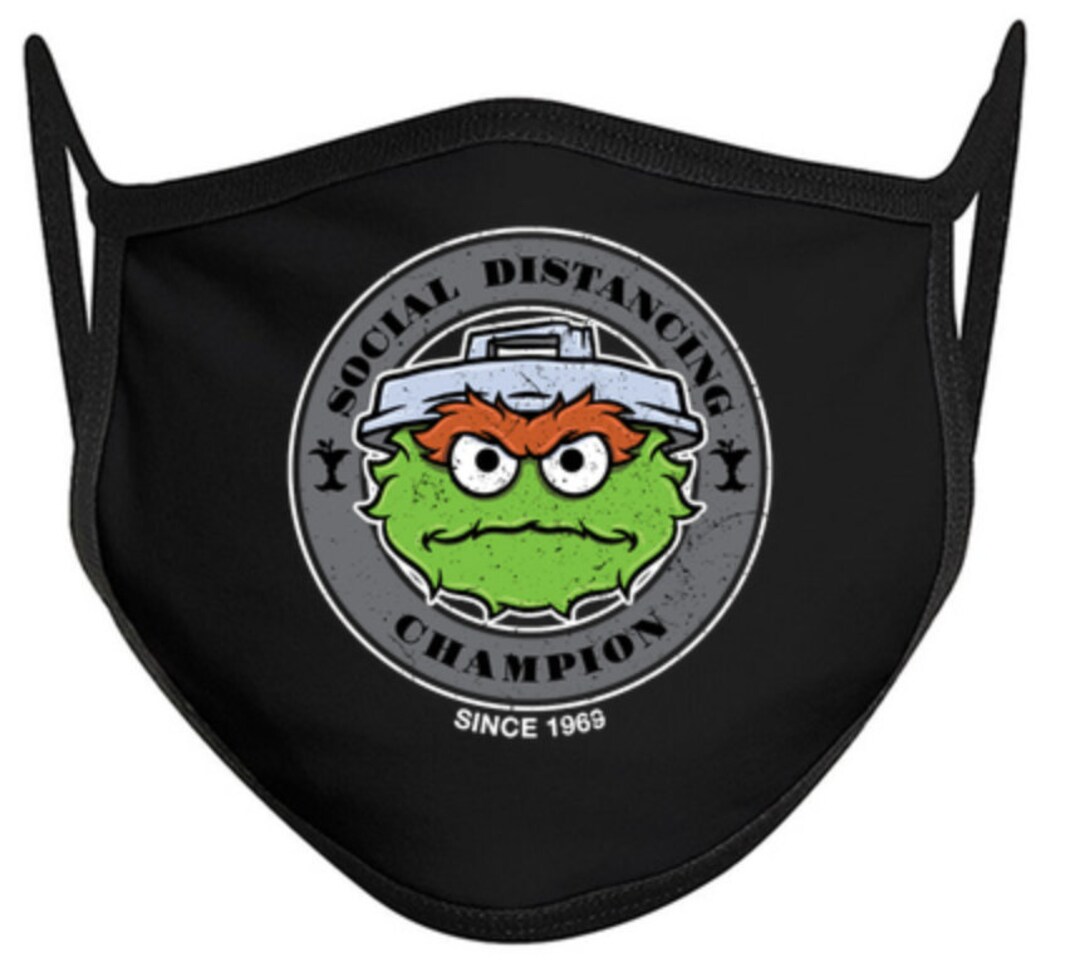 Grouch Mask, Grouch Face Mask, Social Distancing Mask, Social ...
