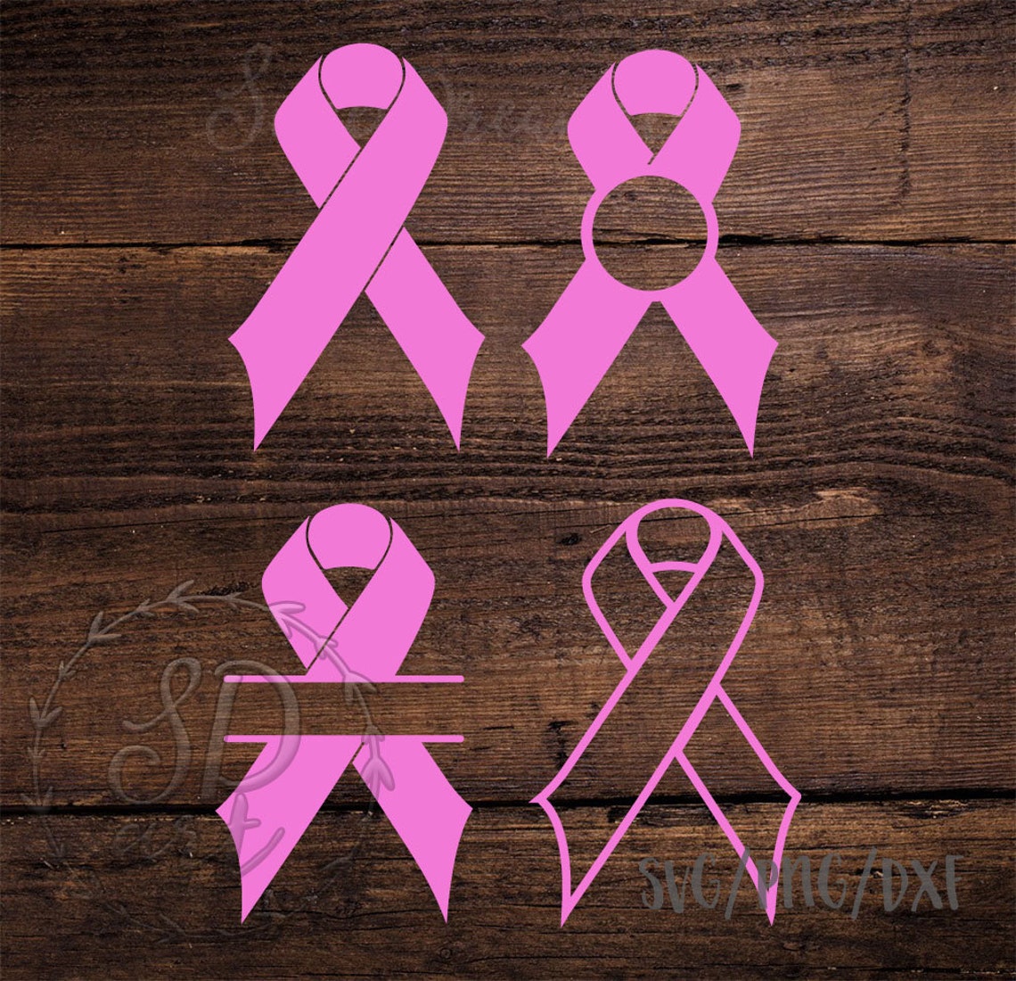 Pink Ribbon SVG Pink Ribbon Bundle SVG Hope Svg File Cancer | Etsy