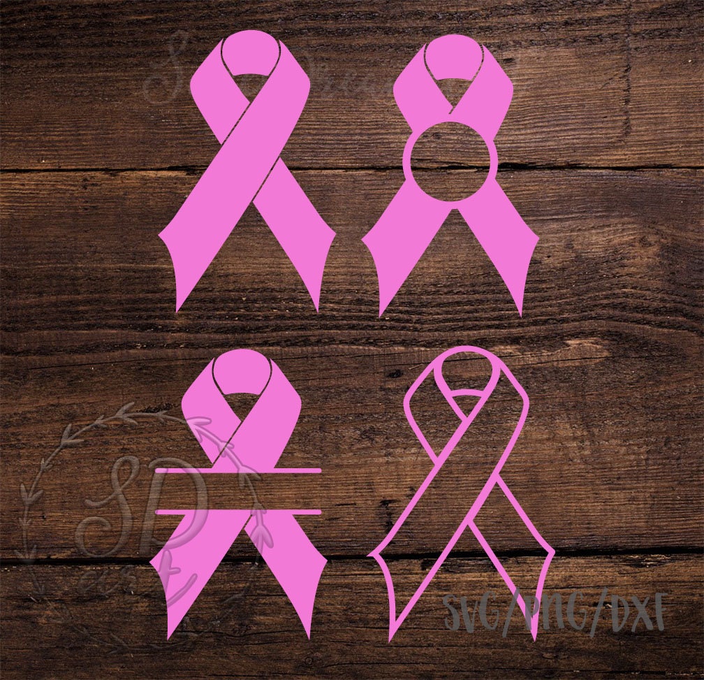 Pink Ribbon SVG Pink Ribbon Bundle SVG Hope Svg File Cancer | Etsy