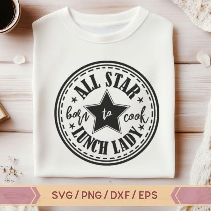 Lunch Lady Svg - Etsy