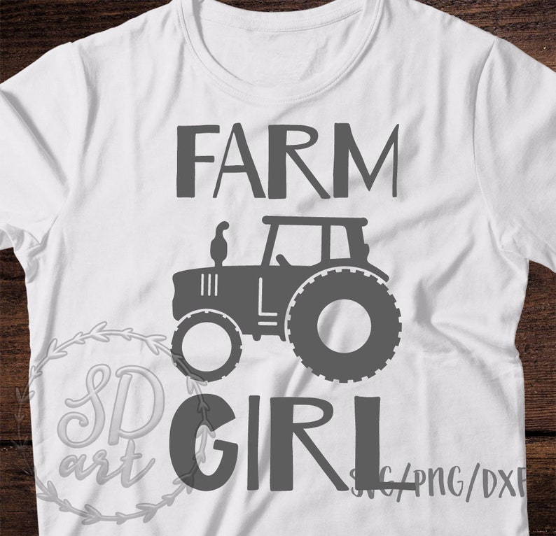 Farm girl svg Little farmer svg Farmer girl SVG Tractor svg | Etsy