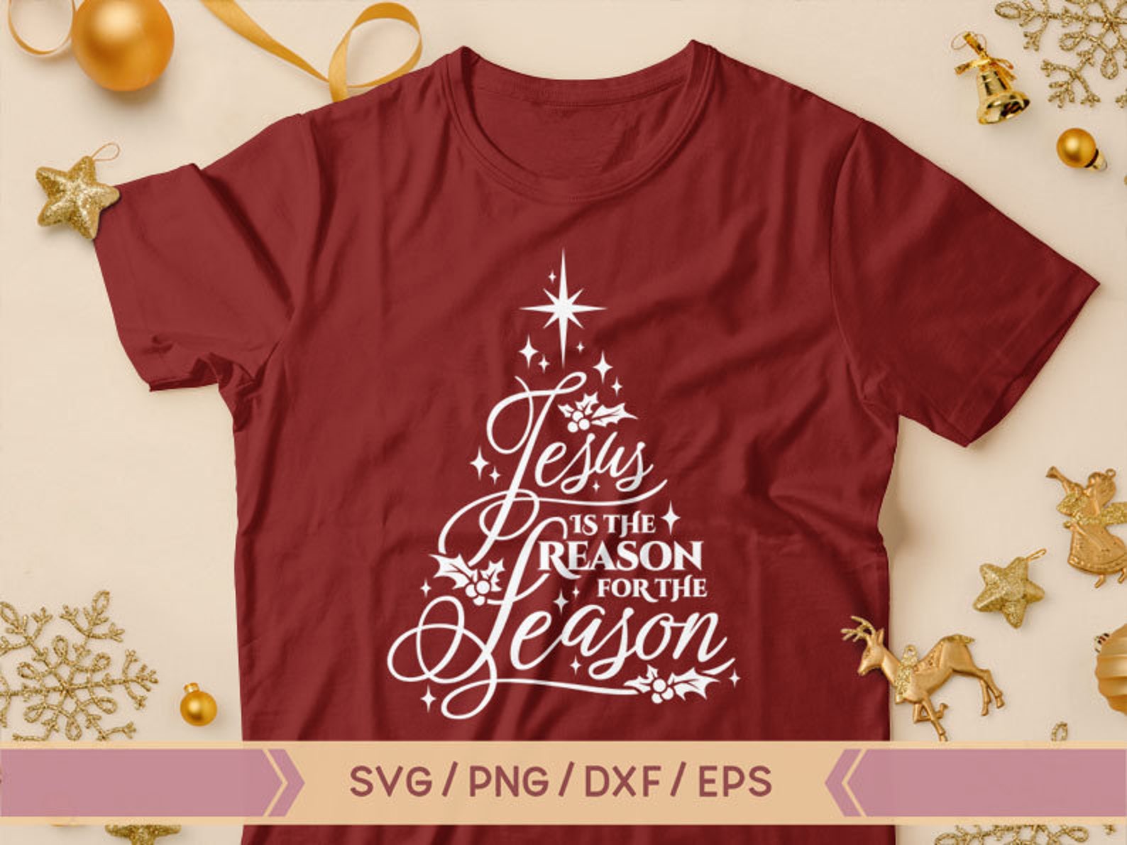 Jesus is the Reason for the Season Svg, Faith Svg, Christian Christmas ...