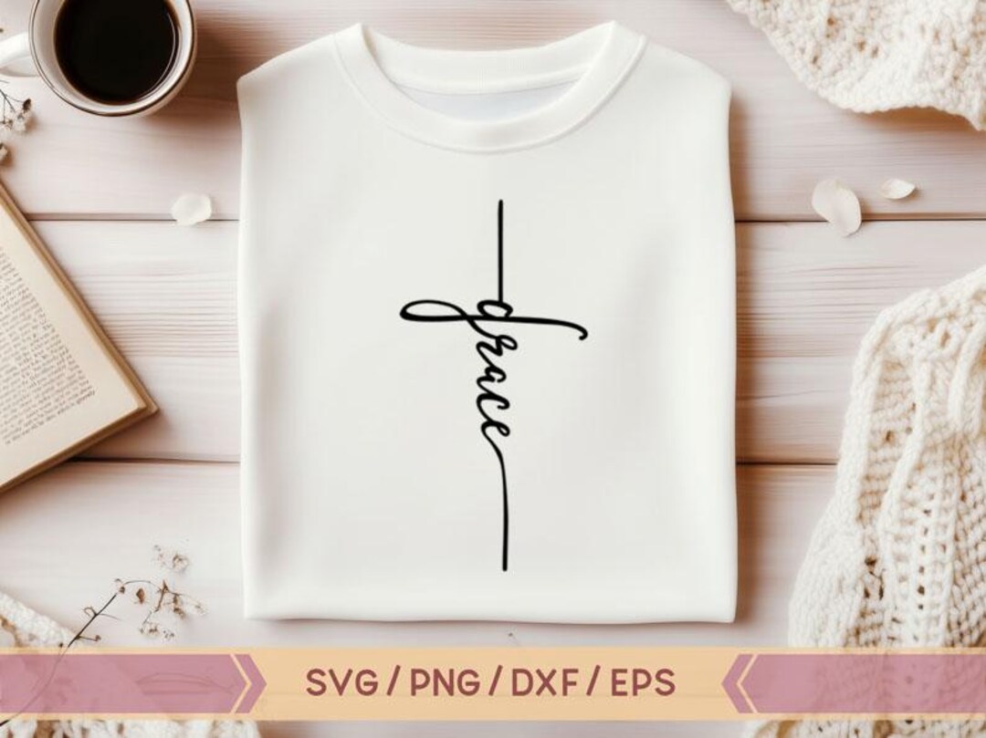 Grace Svg, Grace Cross Svg, Cross Grasse Svg, God is Greater Svg File ...