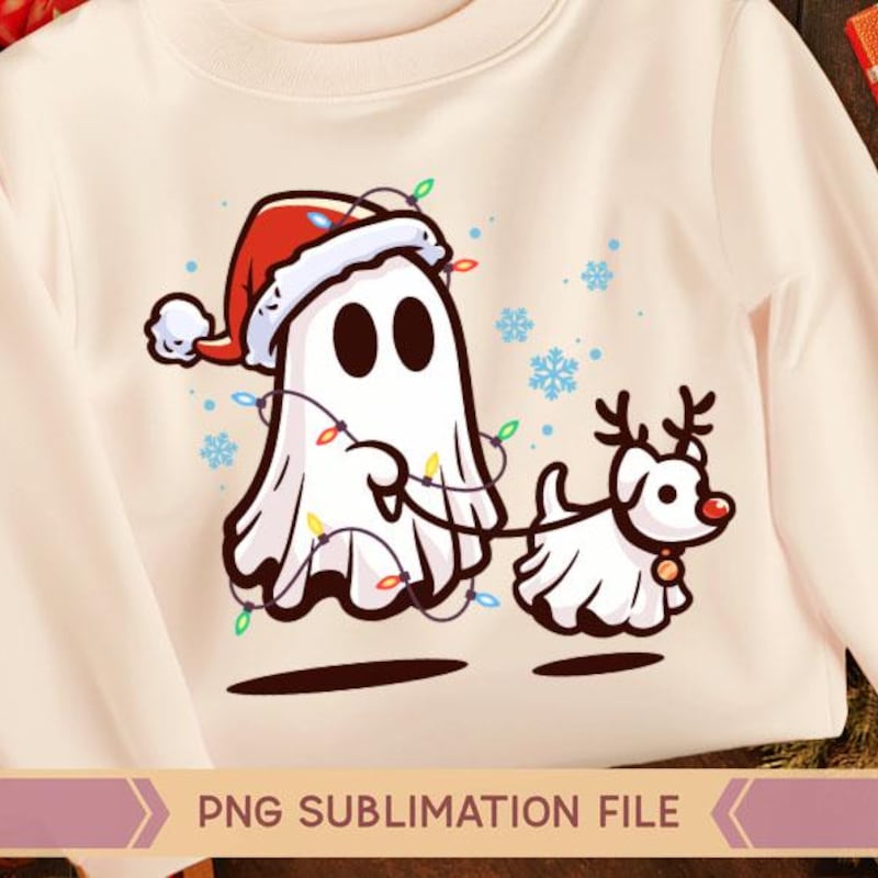 Ghost Christmas Png - Etsy