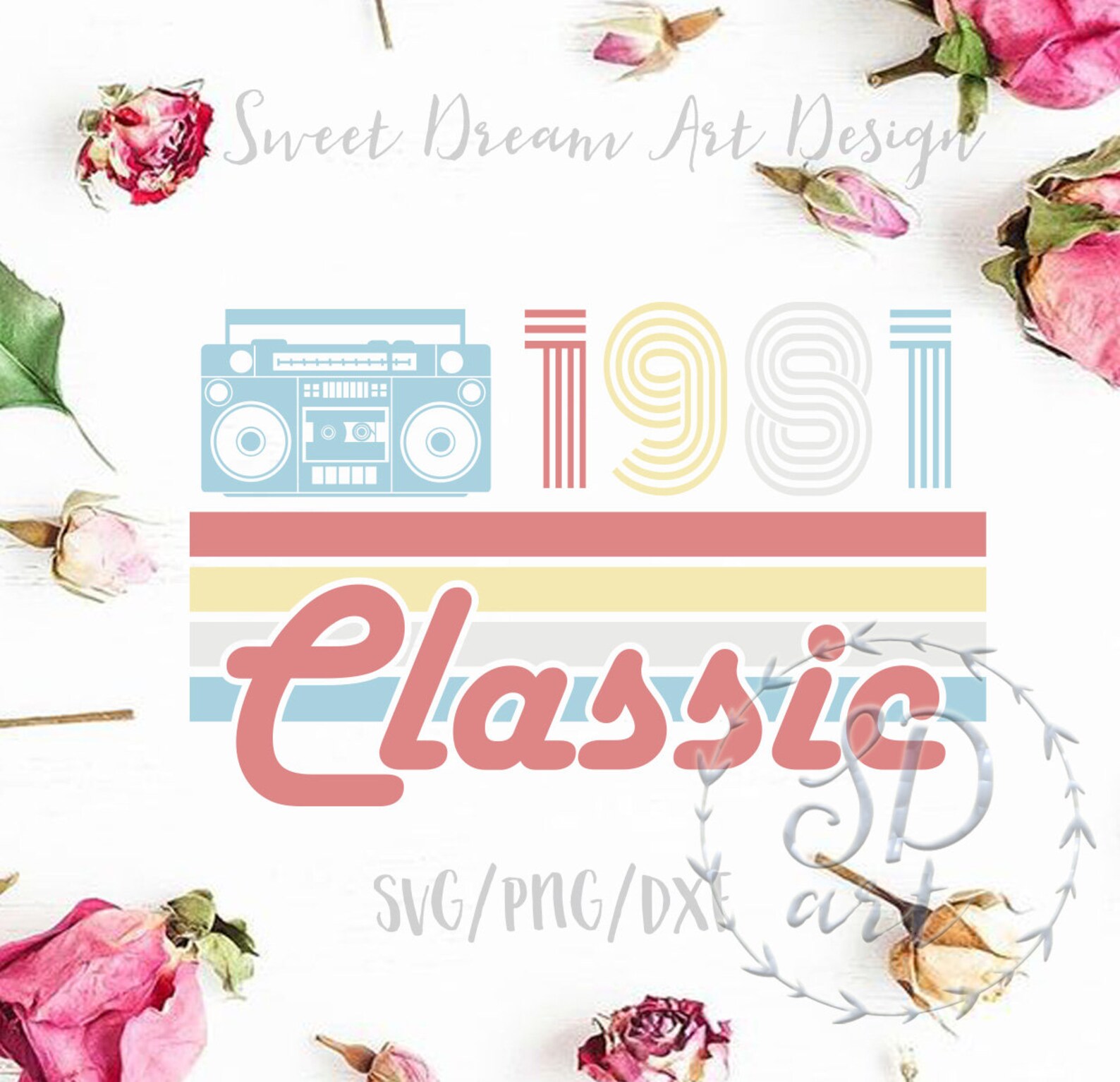 1981 Classic SVG Born in 1981 SVG 1981 Birthday SVG 39th - Etsy