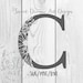 Floral Letter C Svg, Monogram Letter Svg, Decorative Initial Svg ...