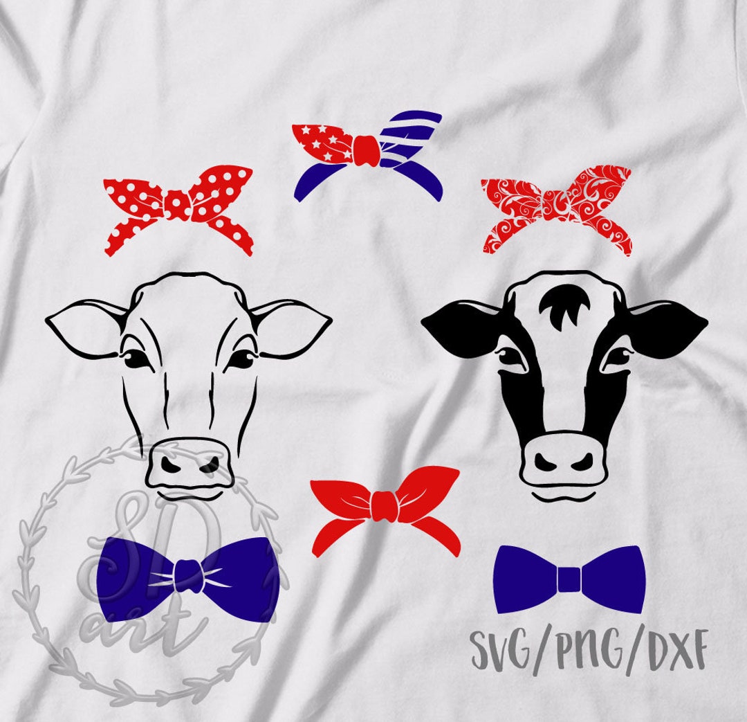 Cow With Bandana Svg, Heifer SVG Bandana Svg,heifer SVG, Cow Bundle Svg ...