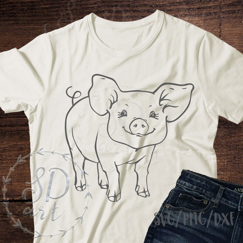 Pig Svg - Etsy