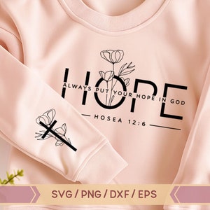 Hope Svg, Religious Svg, Faith Svg, Jesus Svg, Motivational Svg ...