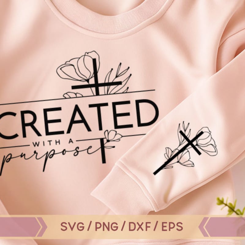 Created With Purpose Svg - Etsy