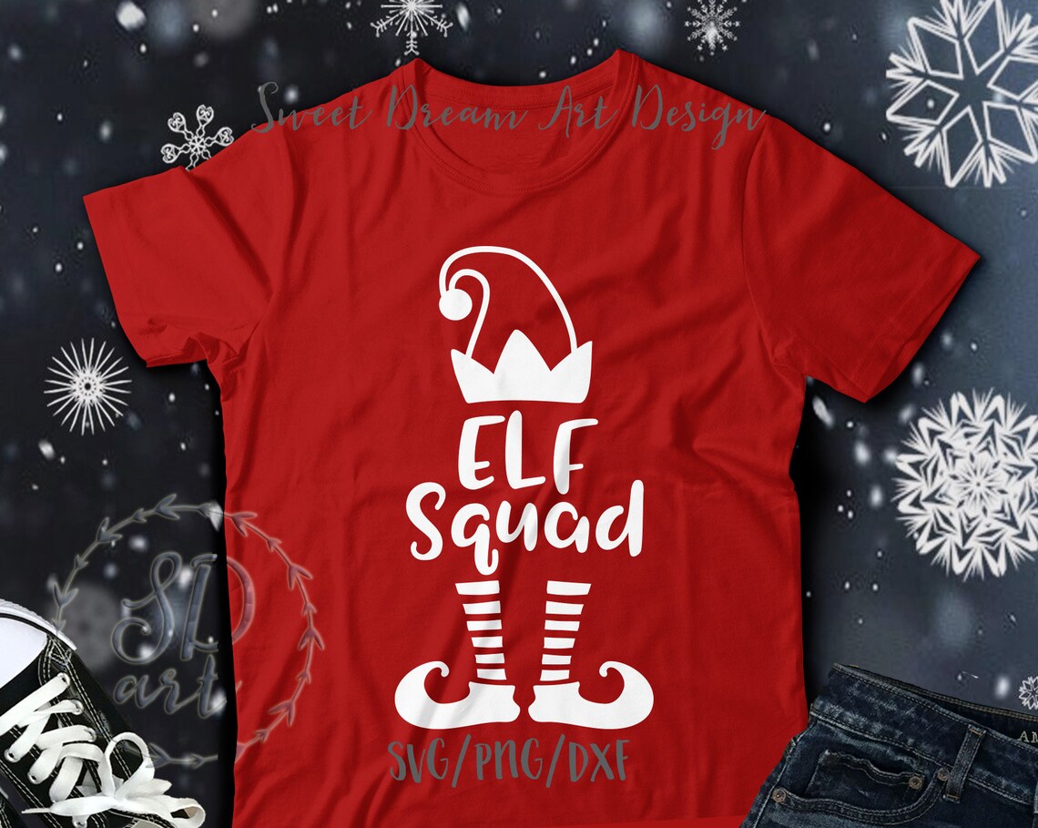 Elf Squad Svg Elf Svg Funny Christmas Svg Funny Elf - Etsy