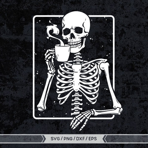 Skeleton Svg - Etsy