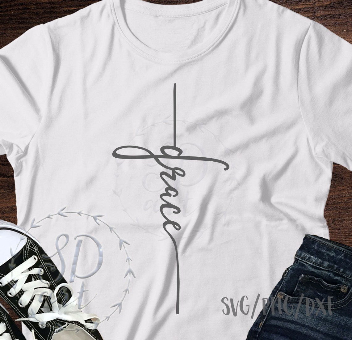 Grace Svg Grace Cross Svg Cross Grasse Svg God is Greater - Etsy