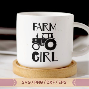 Farm Girl Svg Little Farmer Svg Farmer Girl SVG Tractor Svg File Farm ...