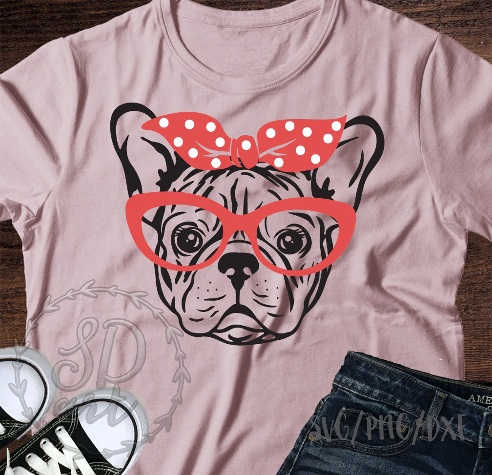 French Bulldog Svgfrench Bulldog With Bandana Svgfrench - Etsy