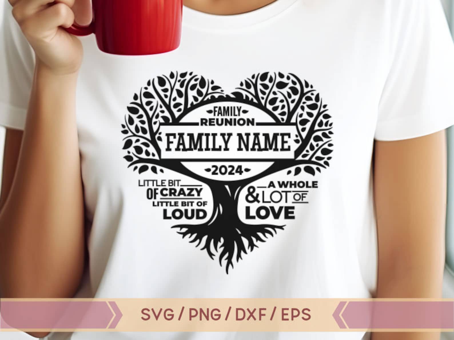 Family Reunion Svg, Family Reunion Heart Tree SVG, Family A Little Bit ...