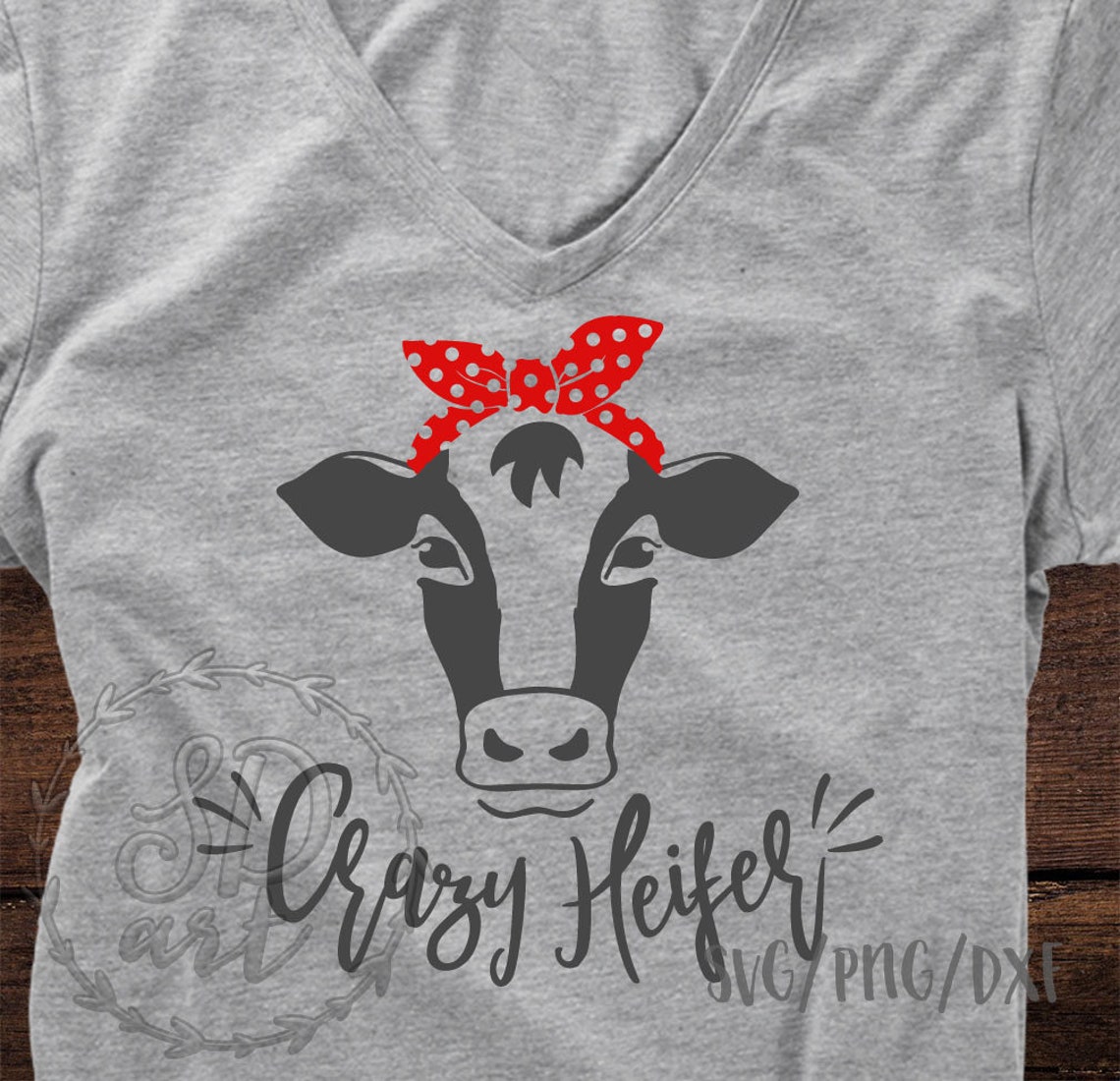 Crazy Heifer Svgcow Svgbandana Heifer Svgbandana Cow Svg - Etsy