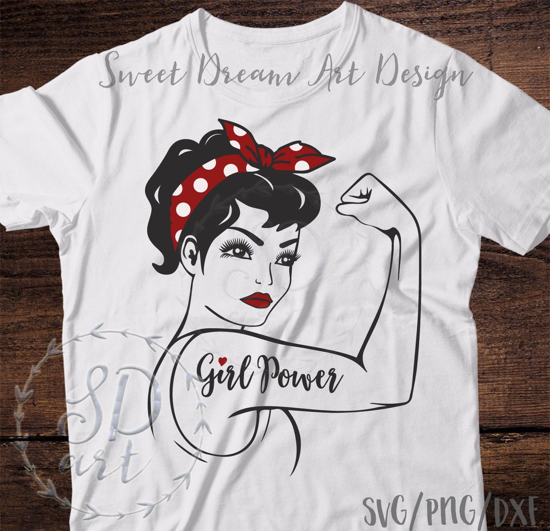 Girl Power SVG, Rosie the Riveter svg, Strong woman svg, Rosie svg ...