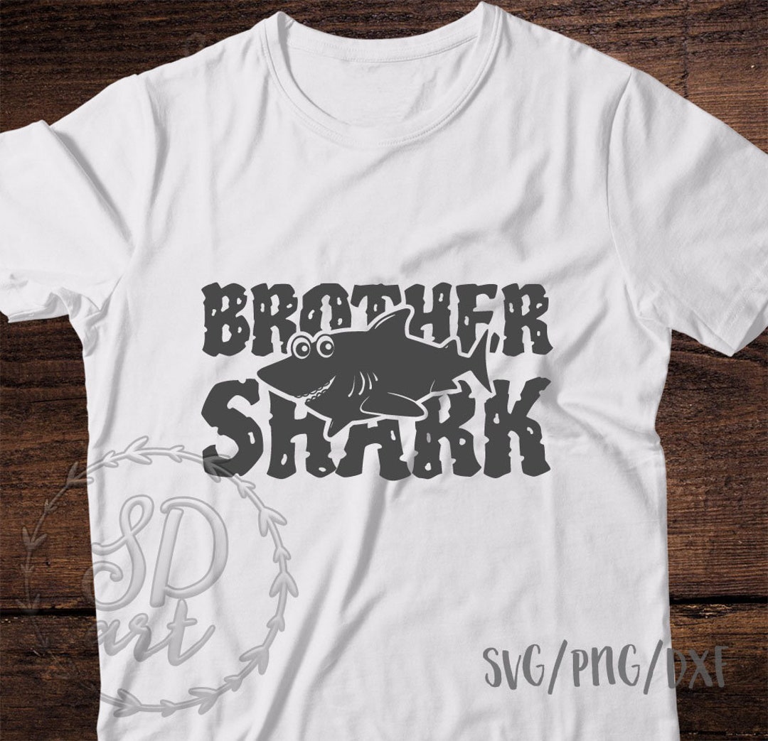 Brother Shark SVG, Brother Shark Svg File, Family Shark Svg, Baby Shark ...