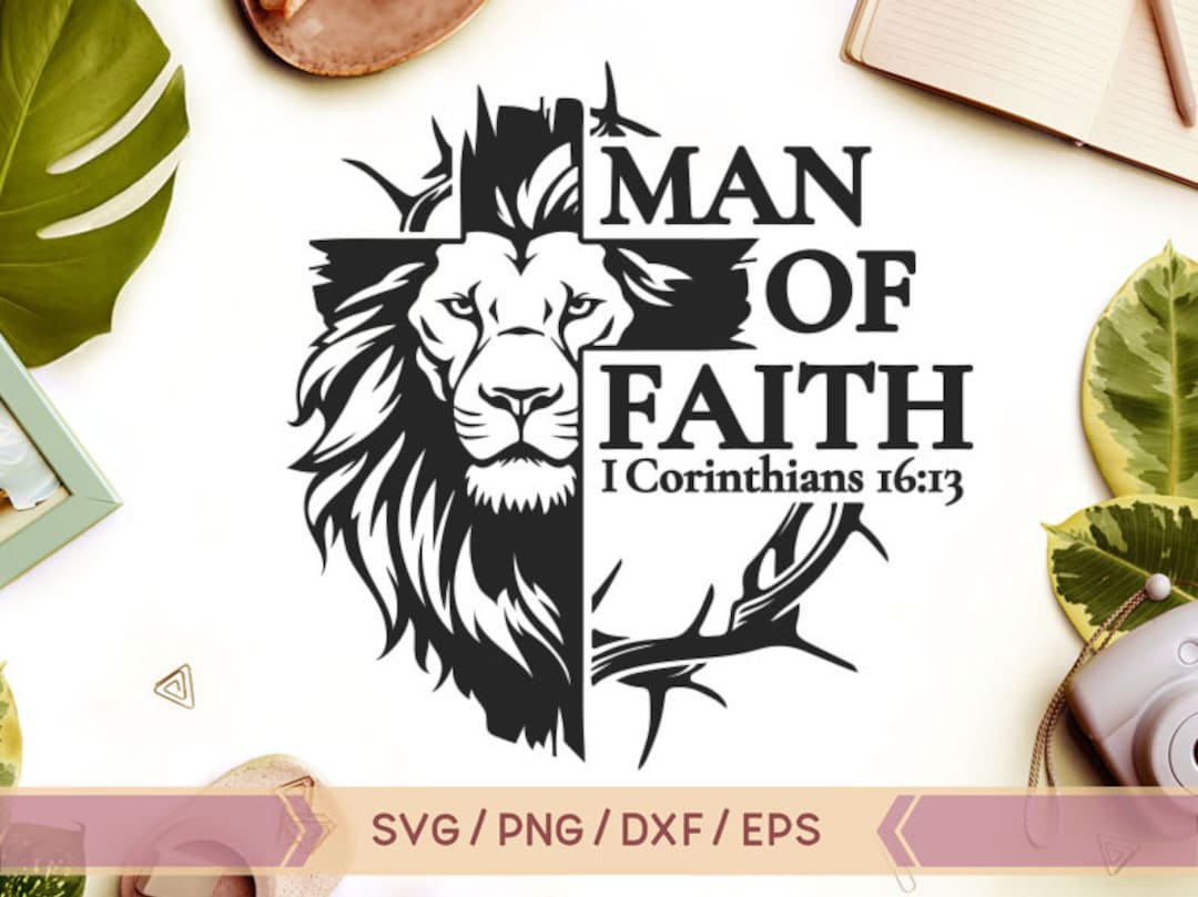Man of Faith Svg, Man of God Svg, Jesus Svg, God Svg, Religious Svg ...