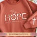 Hope Svg, Religious Svg, Faith Svg, Jesus Svg, Motivational Svg ...