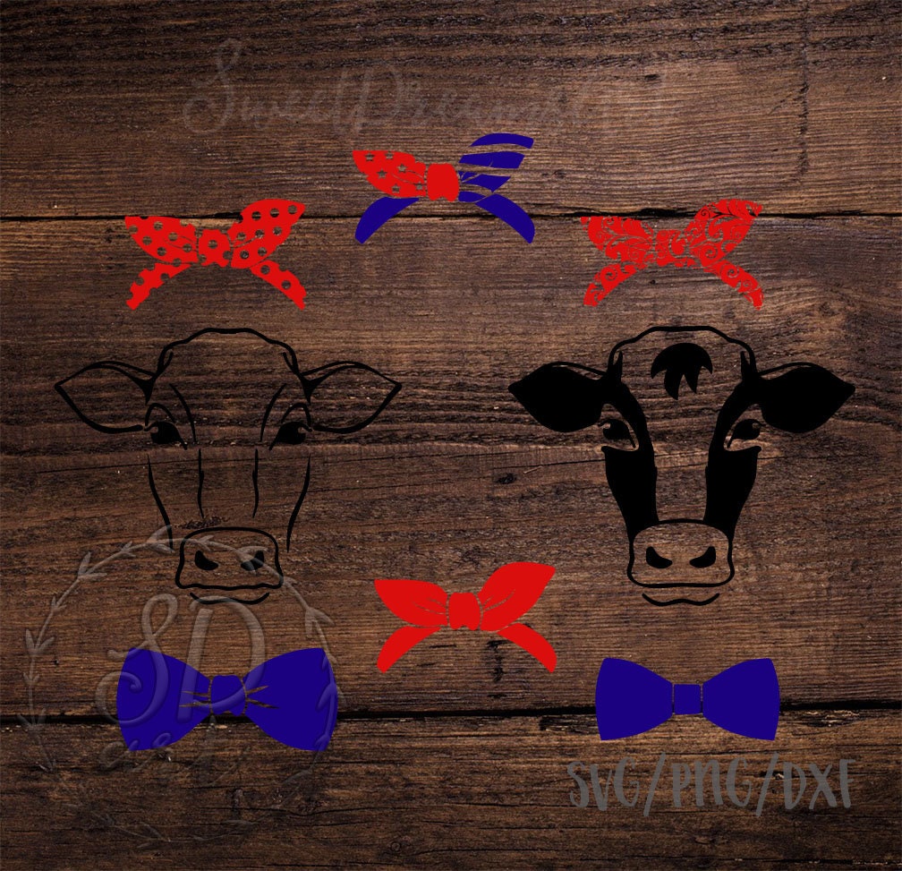 Cow With Bandana Svg Heifer SVG Bandana Svgheifer SVG Cow - Etsy