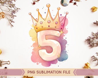 Bundle Birthday Princess Png Birthday Girl Png Bundle - Etsy