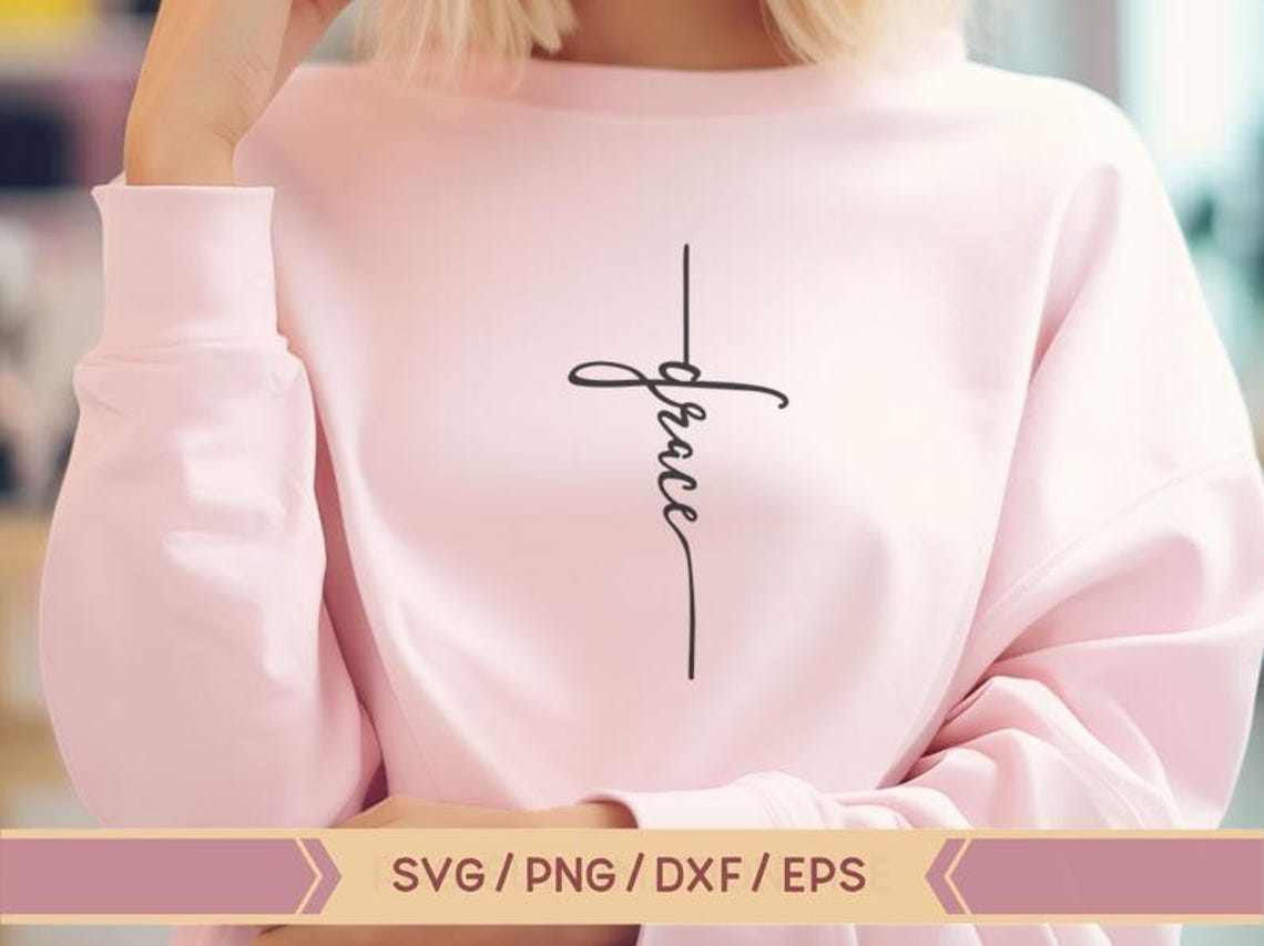 Grace Svg, Grace Cross Svg, Cross Grasse Svg, God is Greater Svg File ...