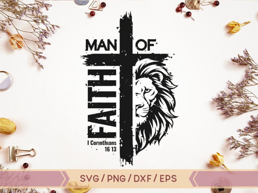 Man of Faith Svg, Man of God Svg, Jesus Svg, Religious Svg, God Svg ...